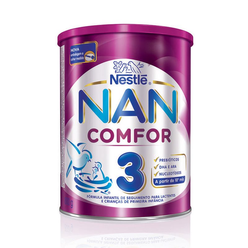 Fórmula Infantil Nanlac Comfor 3 800g