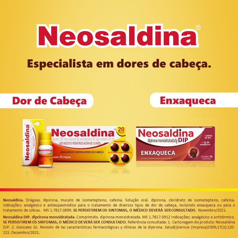 Neosaldina Solução Gotas 15ml