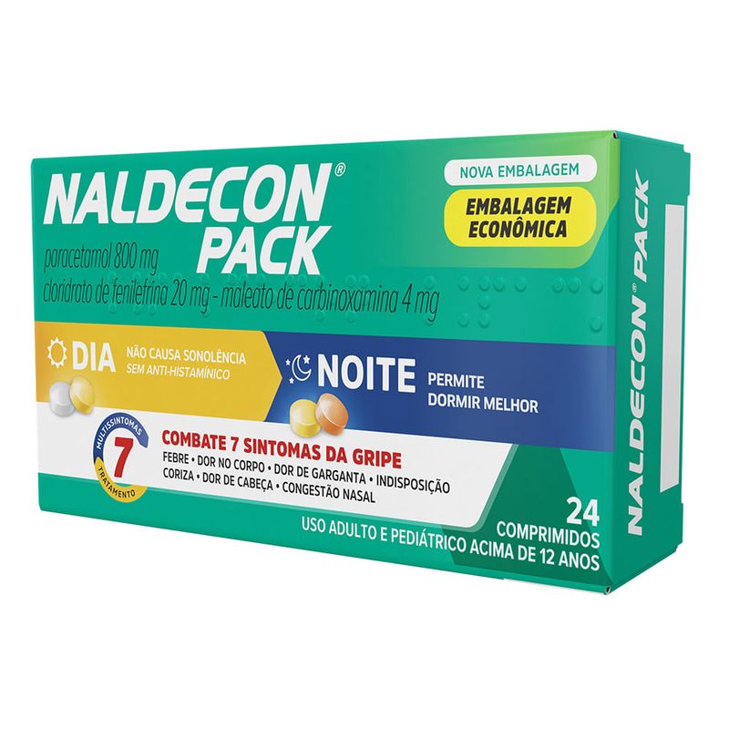 Naldecon Pack Dia e Noite - Caixa 24 Comprimidos