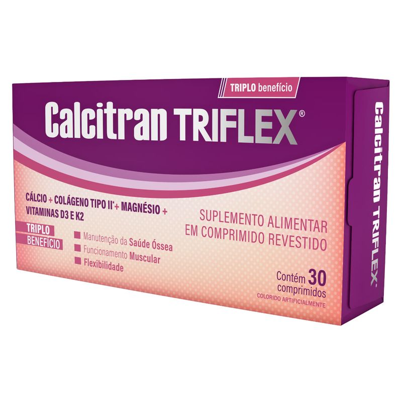 Calcitran Triflex Com 30 Comprimidos