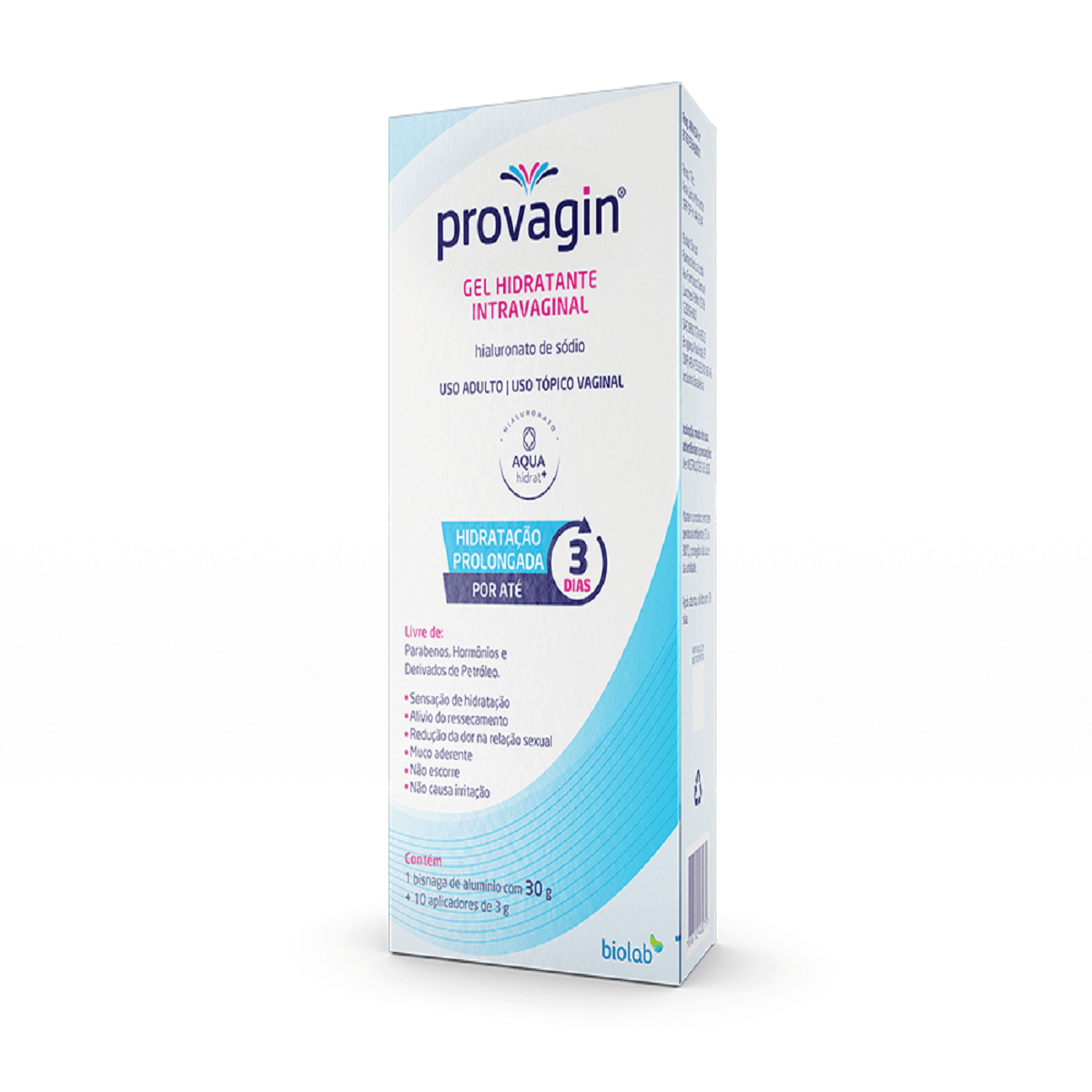 Provagin Gel Hidratante Introvaginal 30g Com 10 Aplicadores