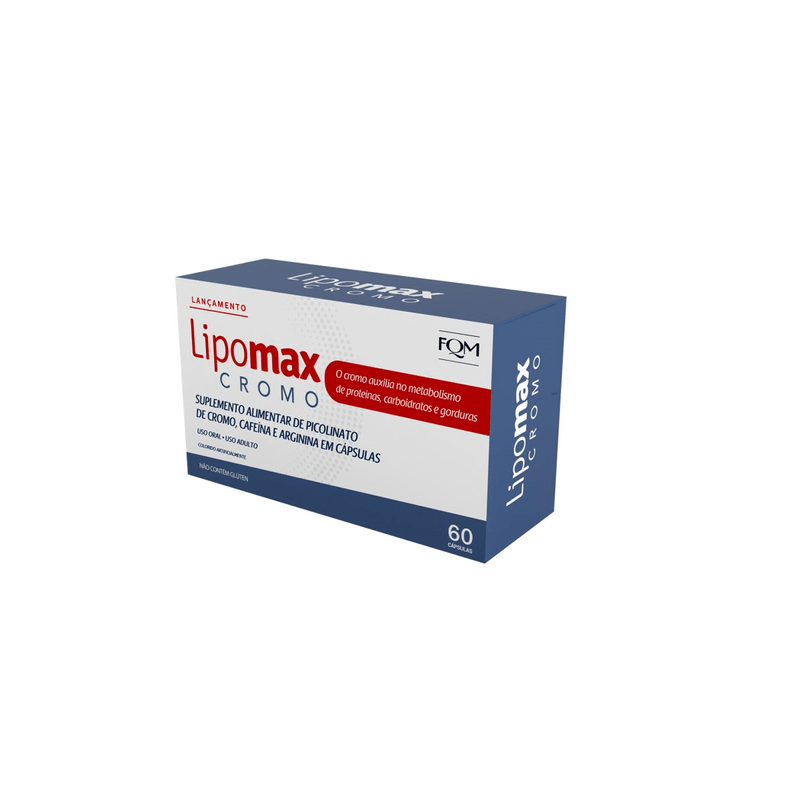 Lipomax Cromo Com 60 Capsulas