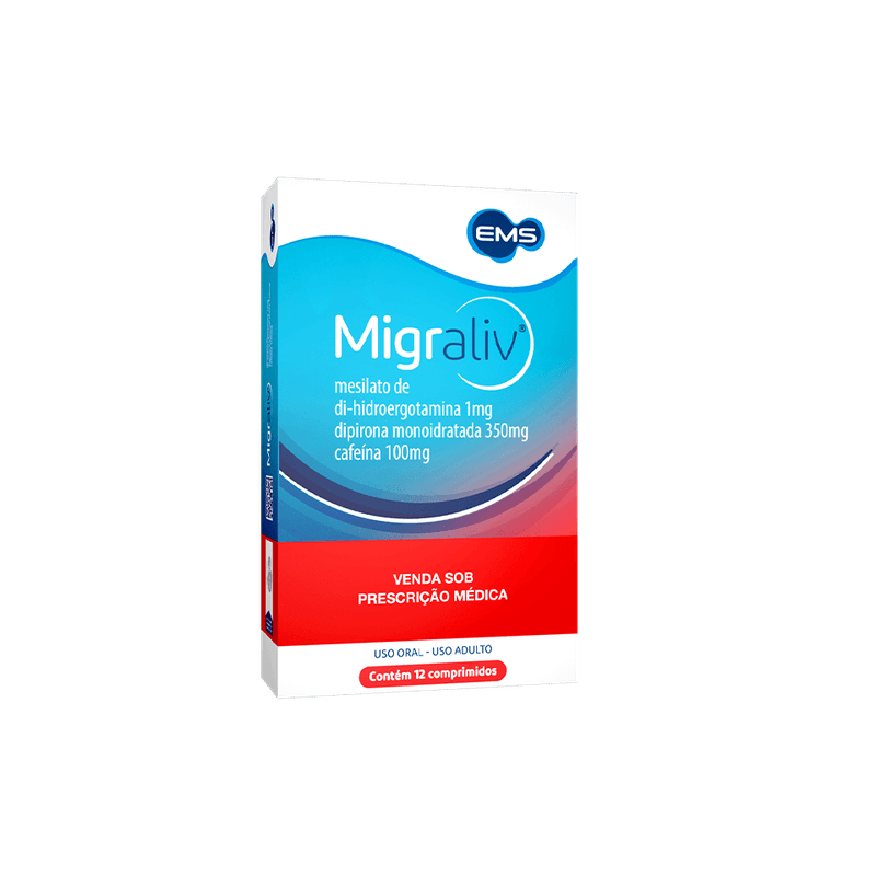 Migraliv Com 12 Comprimidos Novo