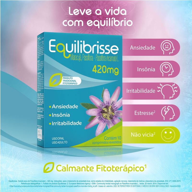 Equilibrisse 420mg Com 10 Comprimidos