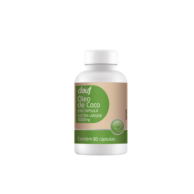 Oleo Coco Dauf Com 80 Capsulas
