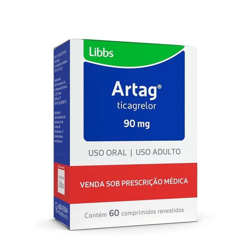 Artag 90mg 60 Comprimidos Revestidos