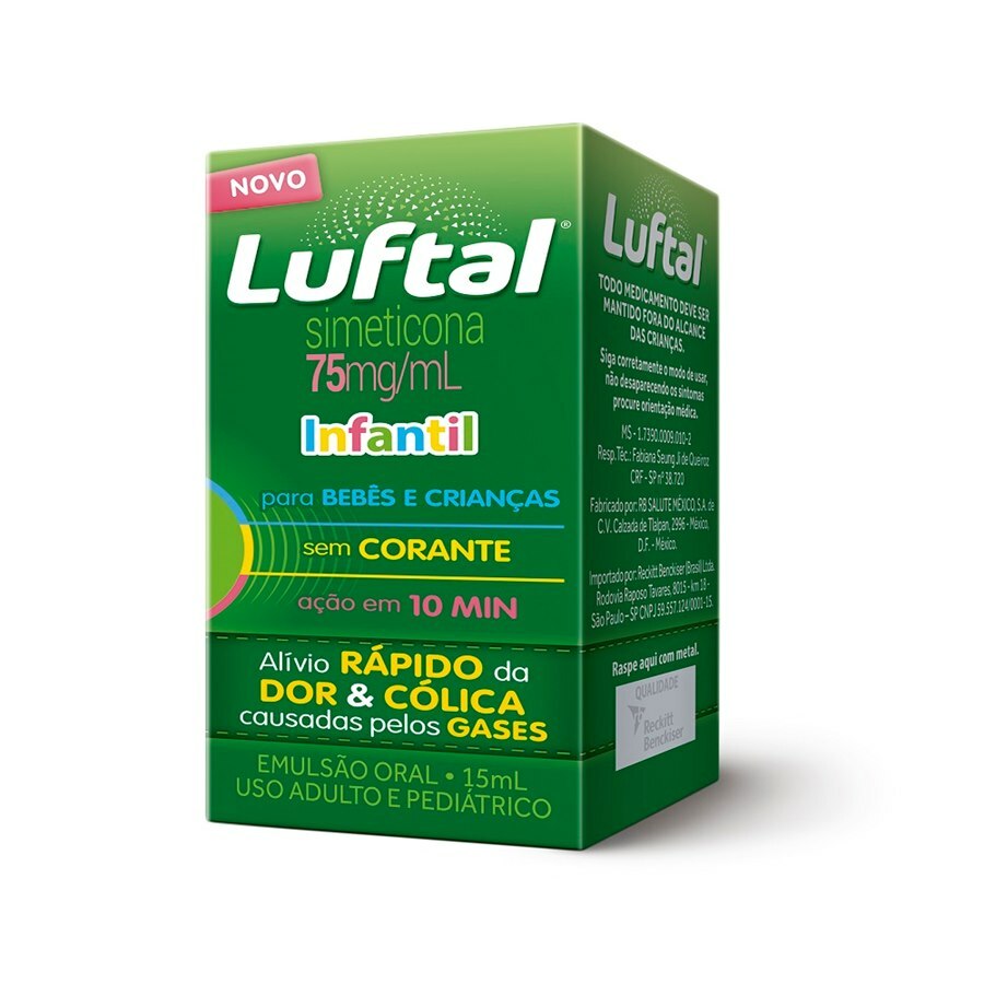 Luftal Infantil 75mg 15ml solução oral