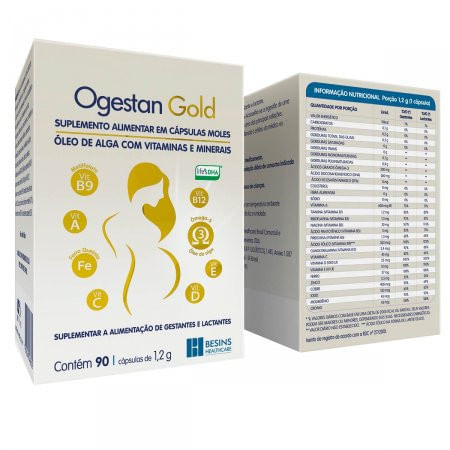 Suplemento Alimentar Ogestan Gold 90 Cápsulas