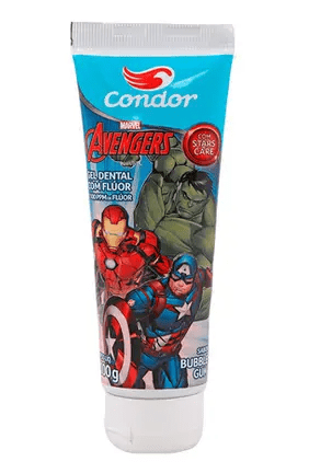 Gel Dental Condor Avengers com Fluor 100G