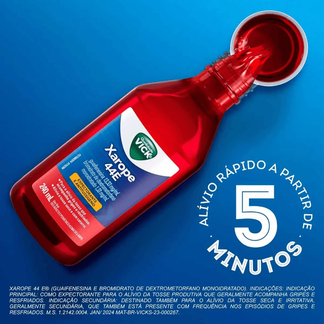 Vick 44E Xarope Expectorante 240ml